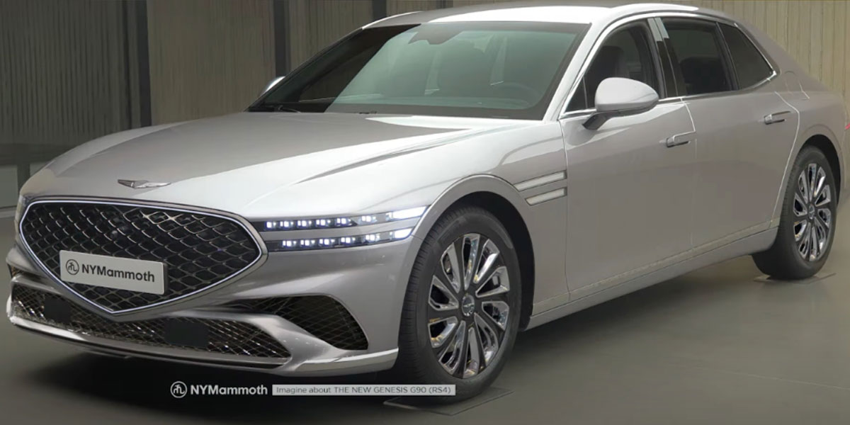 제네시스 신형 G90, 강렬한 디자인 변화 예측됐다?