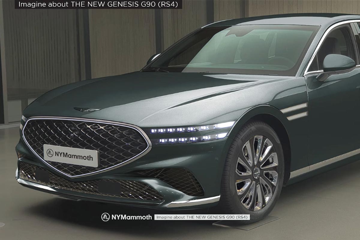 "BMW 뺨 치는 그릴?" 제네시스 신형 G90 역대급 변화 예측된다