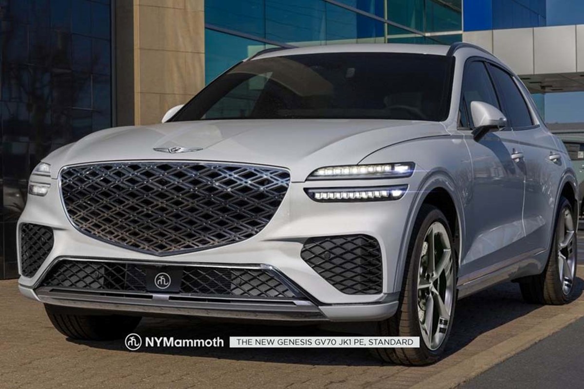 "더 크고 아름다운 그릴!?" 신형 GV70 디자인, 성능 모두주목!